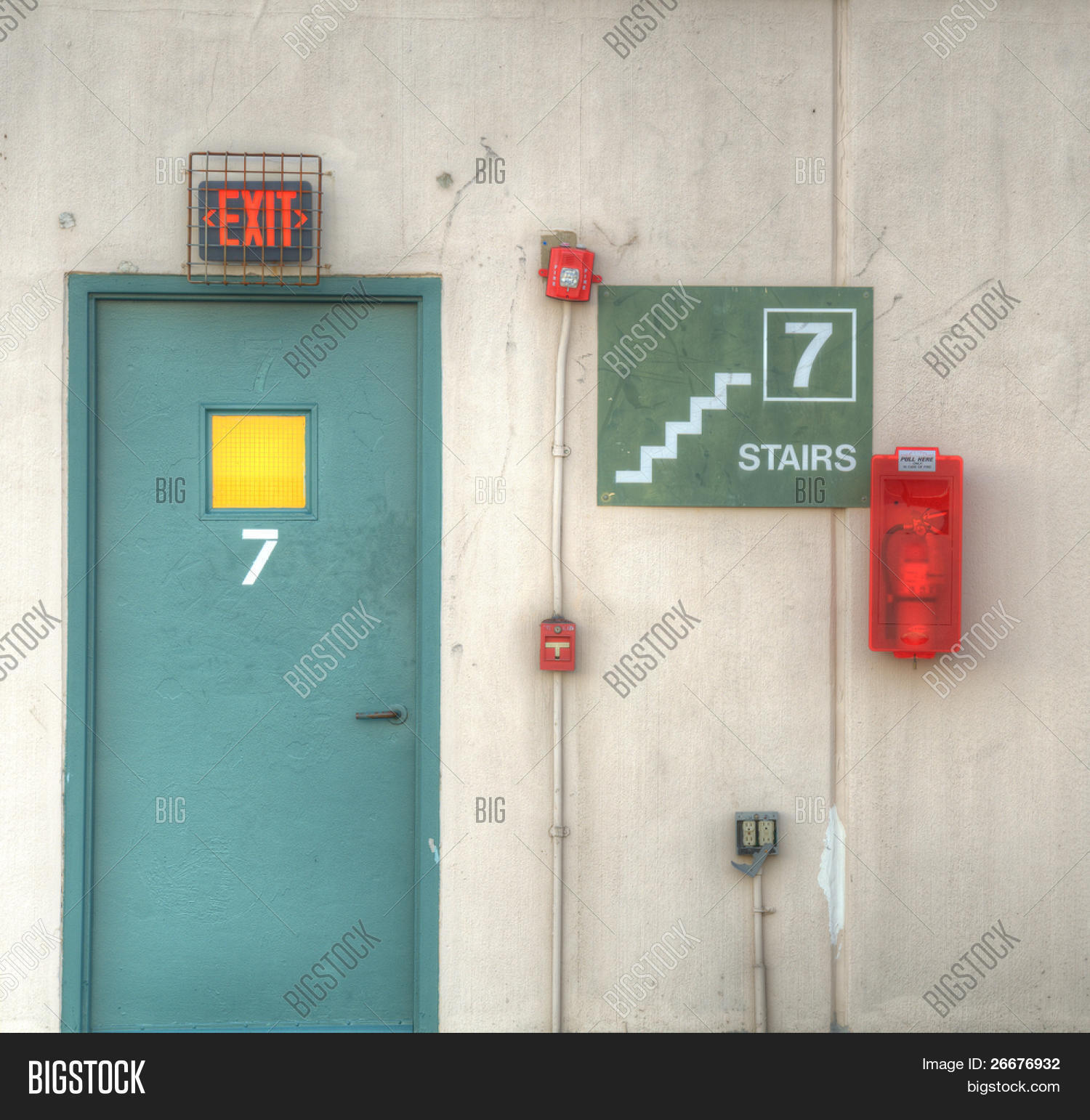 7th Floor Exit Fire Image & Photo (Free Trial) | Bigstock