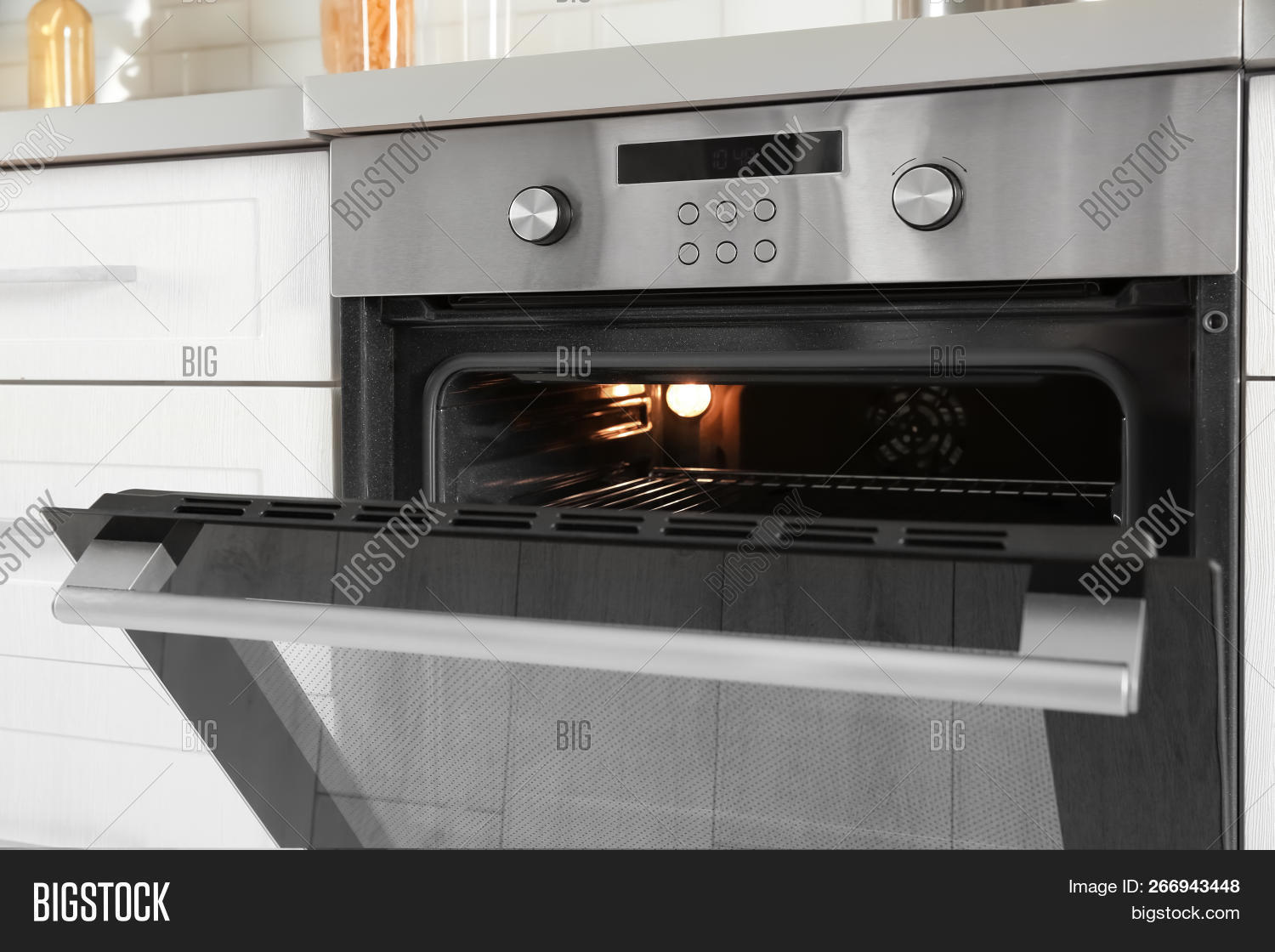 Open Modern Oven Built Image & Photo (Free Trial) | Bigstock