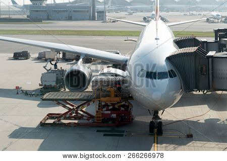 Loading Cargo On Plane Image & Photo (Free Trial) | Bigstock
