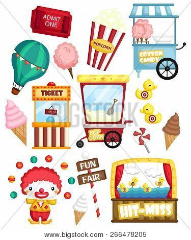 Carnival Vector Set Vector & Photo (Free Trial) | Bigstock