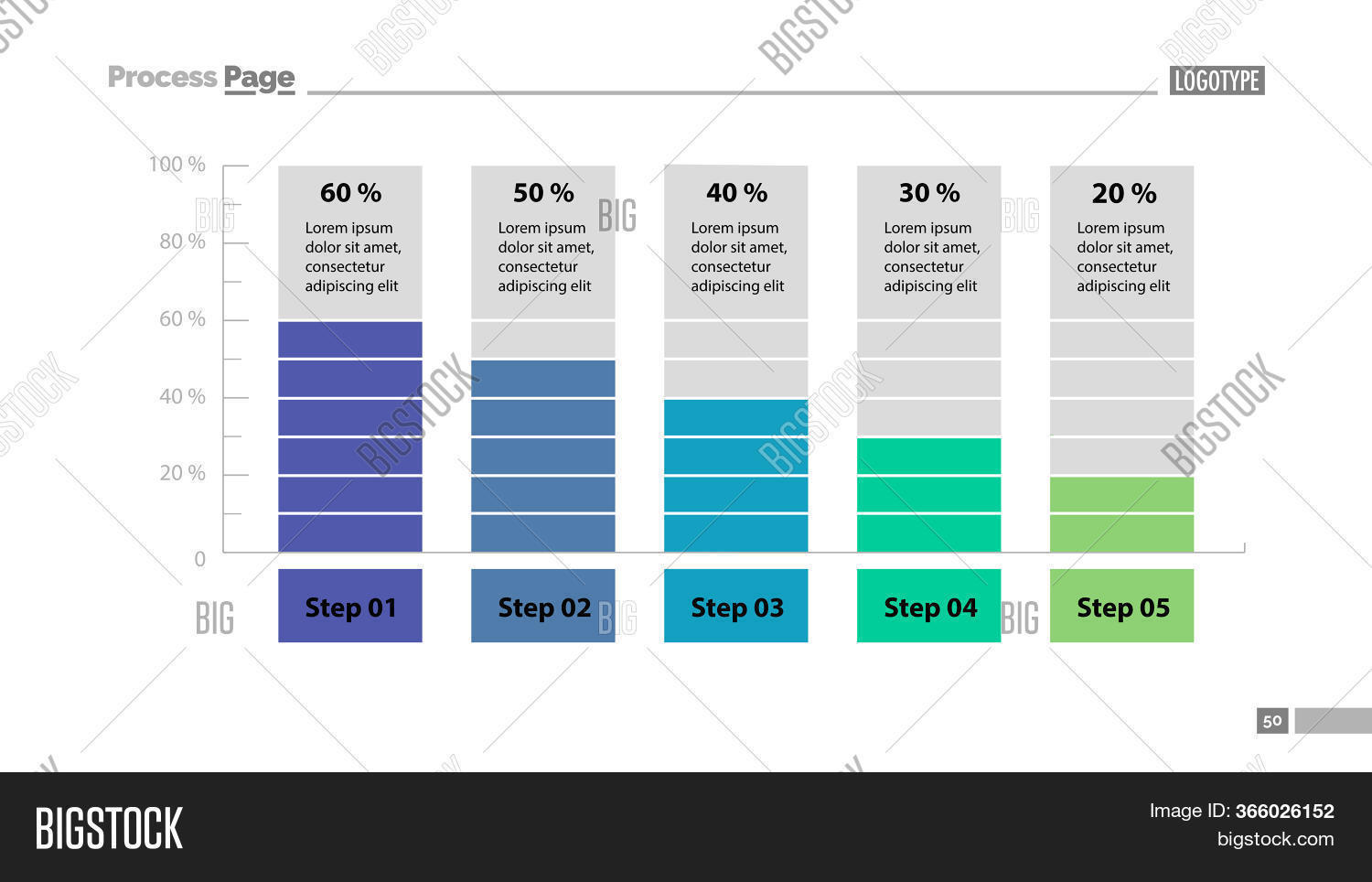 Five Columns Bar Chart Image & Photo (Free Trial) | Bigstock