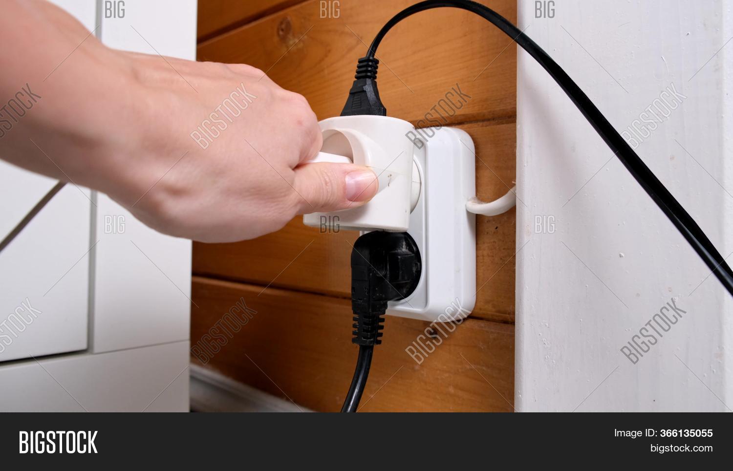 Hand Pluging Socket Image & Photo (Free Trial) | Bigstock