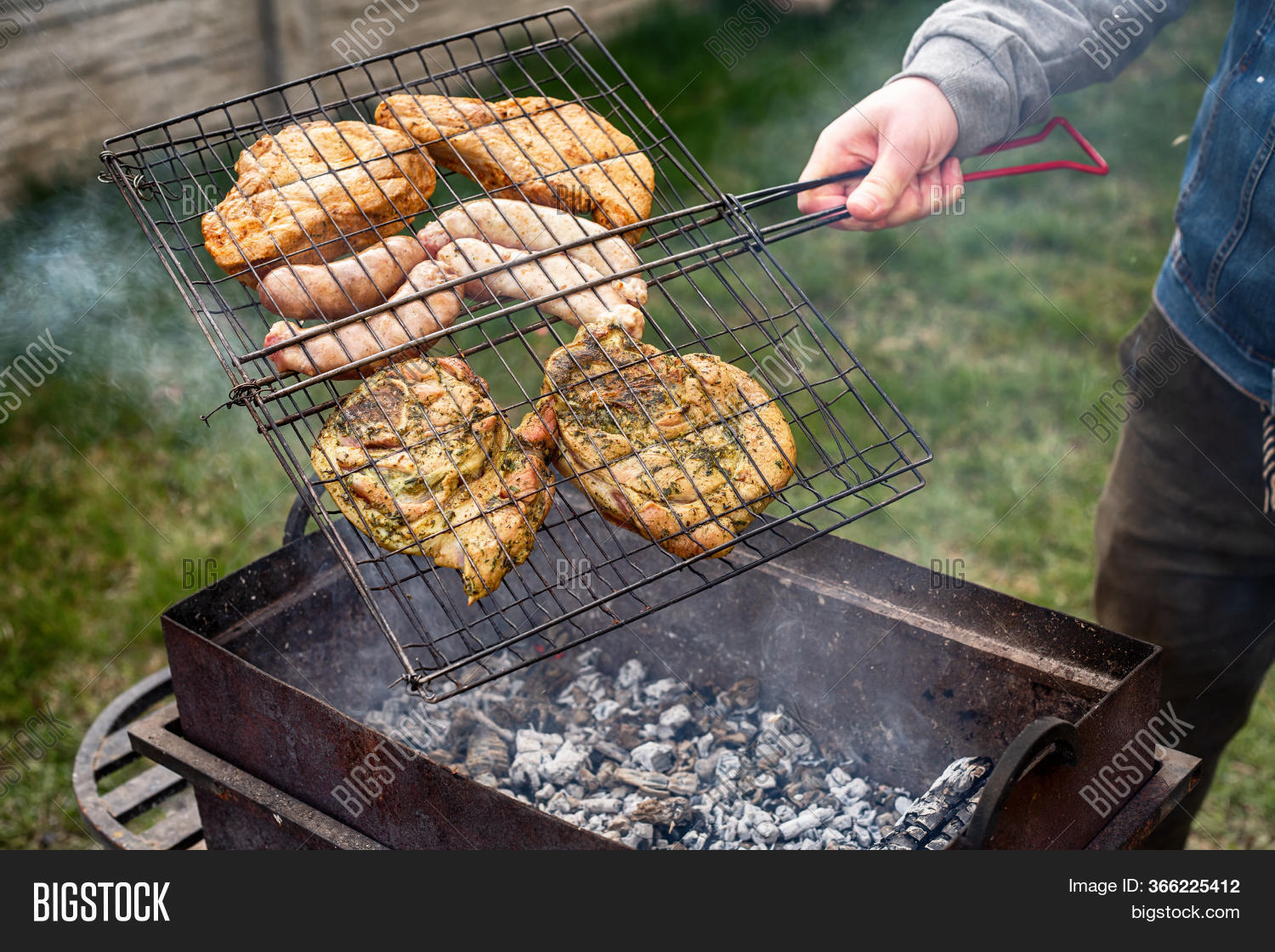 Bbq. Cooking Barbecue Image & Photo (Free Trial) | Bigstock