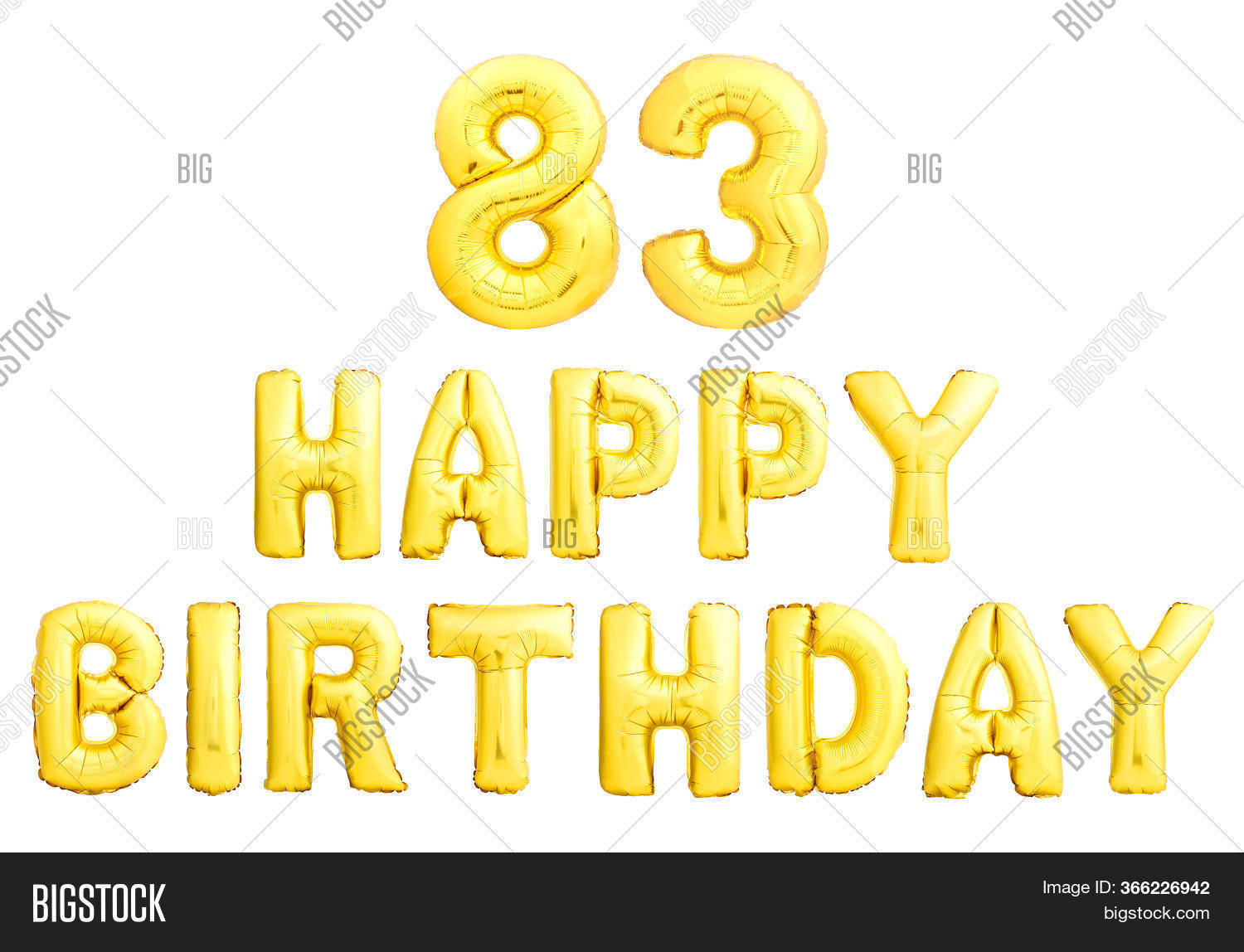 Happy Birthday 83 Image & Photo (Free Trial) | Bigstock
