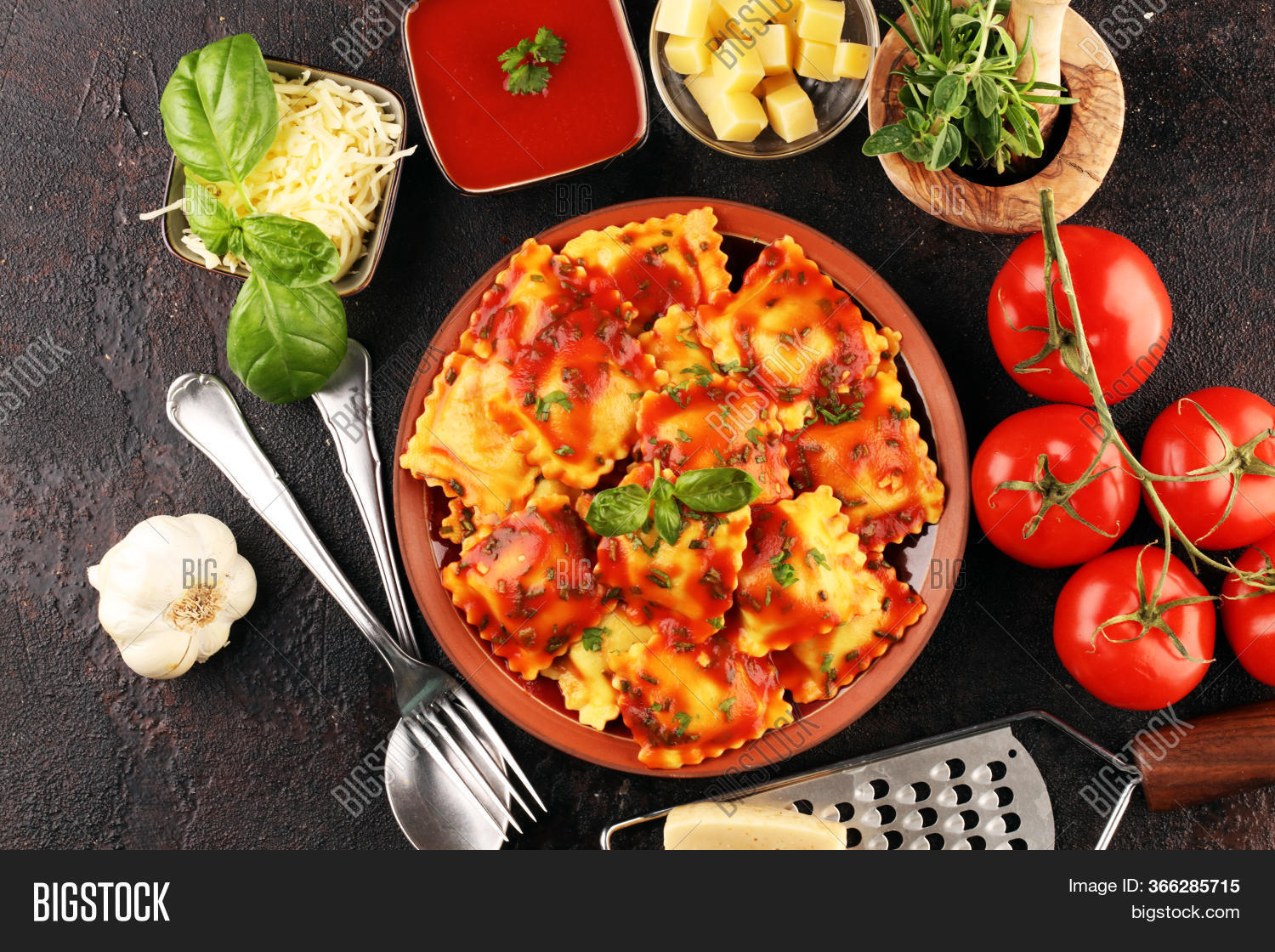 Ravioli Tomato Sauce Image & Photo (Free Trial) | Bigstock