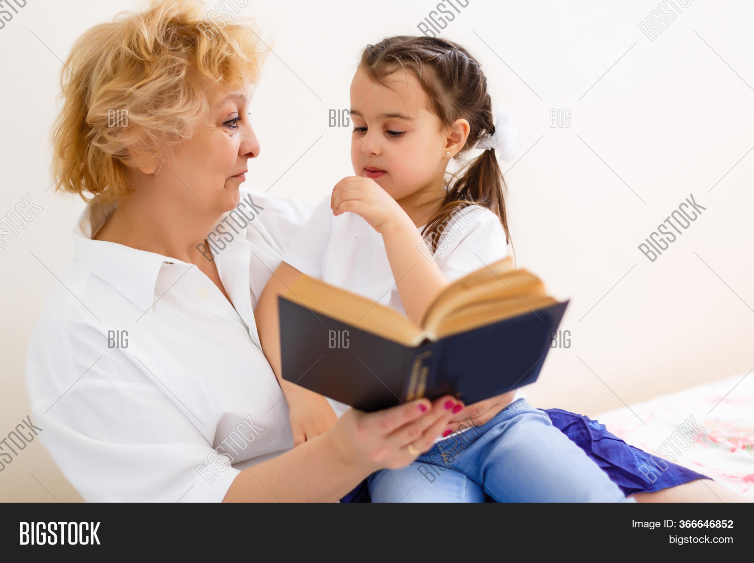 Grandmother Reading Image & Photo (Free Trial) | Bigstock