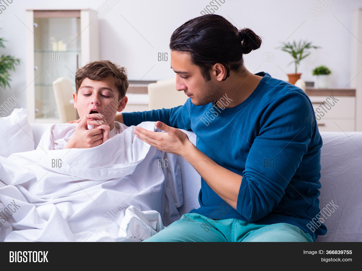 Young Father Caring Image & Photo (Free Trial) | Bigstock