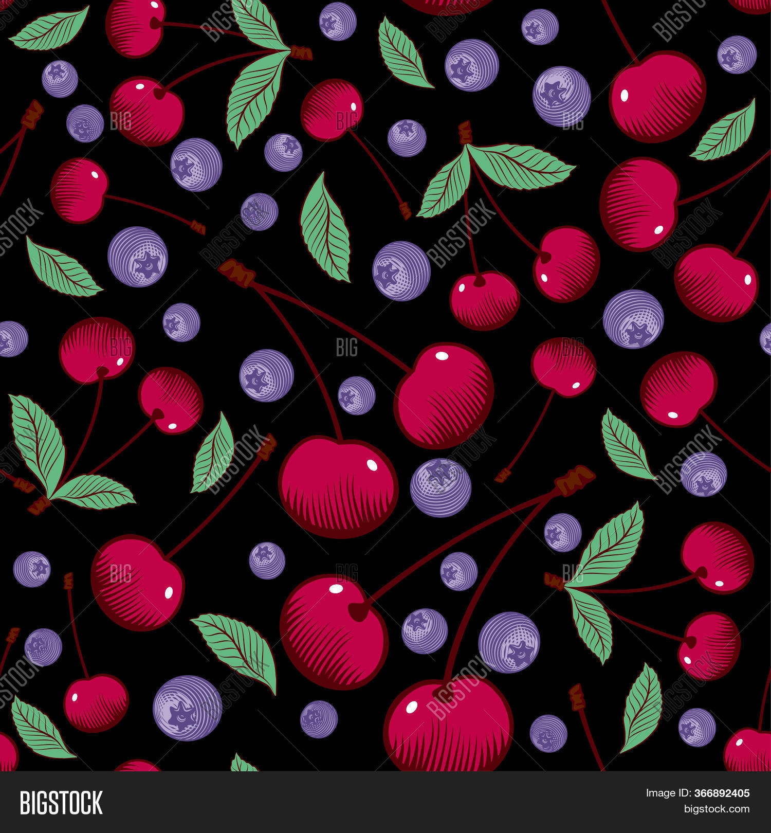 Summer Berry Seamless Image & Photo (Free Trial) | Bigstock