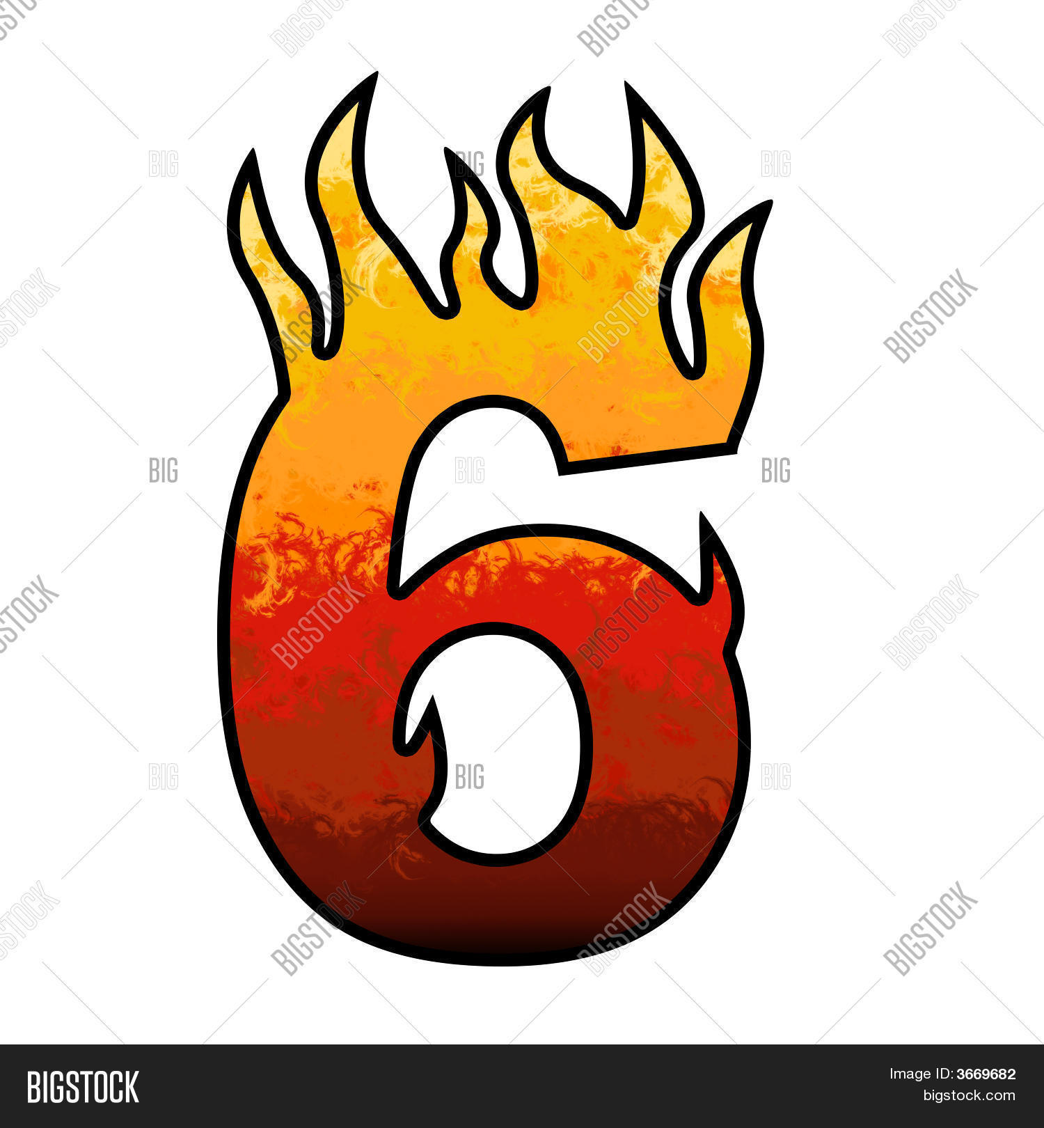 Flames Alphabet Number Image & Photo (Free Trial) | Bigstock