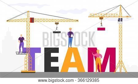 Cooperation And Team Construction Success Images, Illustrations ...