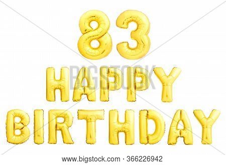 Happy Birthday 83 Image & Photo (Free Trial) | Bigstock