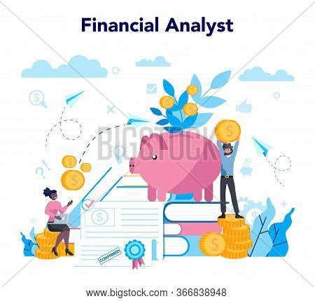 Financial Analyst Vector & Photo (Free Trial) | Bigstock