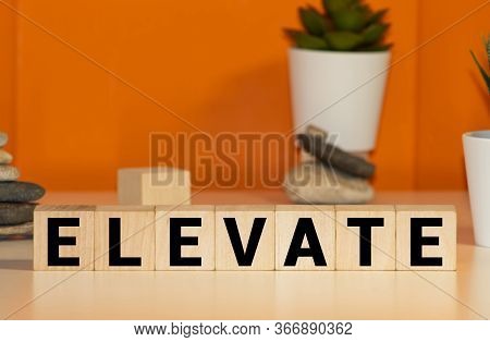 Elevate Word Written Image & Photo (Free Trial) | Bigstock
