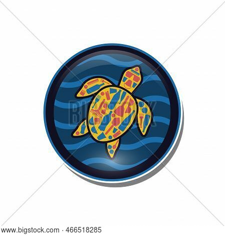 Sea Turtle Logo Vector & Photo (Free Trial) | Bigstock