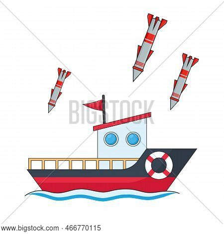 Missiles Attacking Vector & Photo (Free Trial) | Bigstock