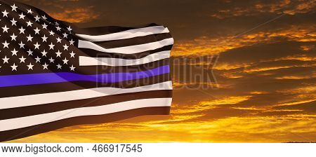 American Flag Police Image & Photo (Free Trial) | Bigstock