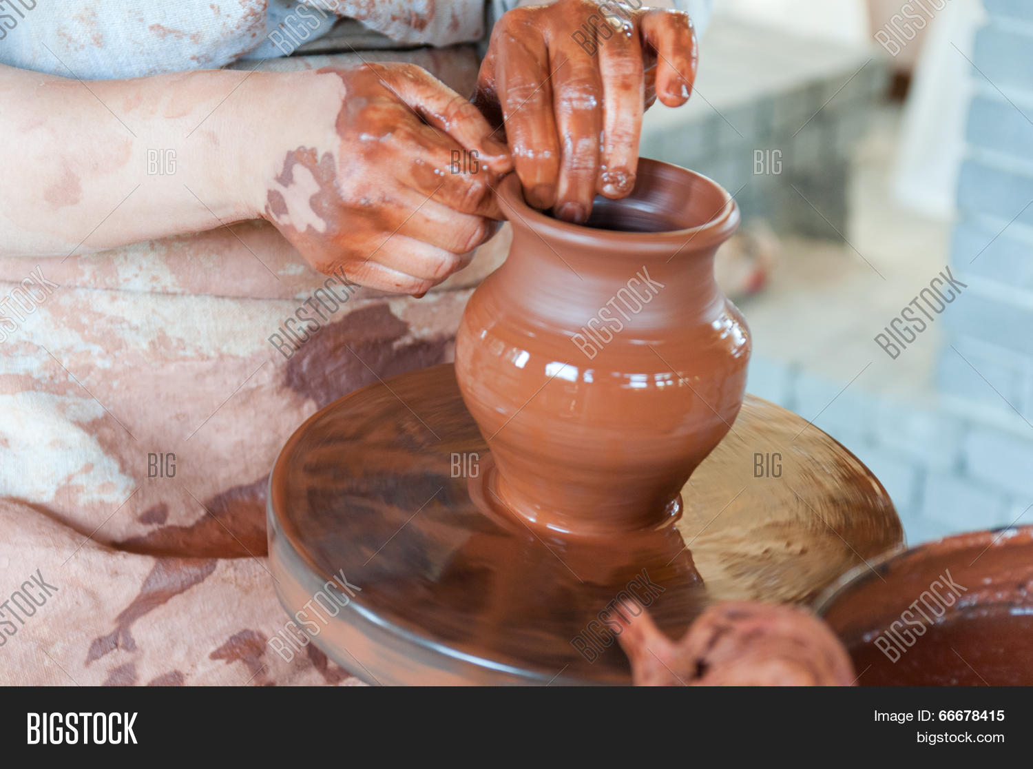 Potter Making Pot Image & Photo (Free Trial) | Bigstock