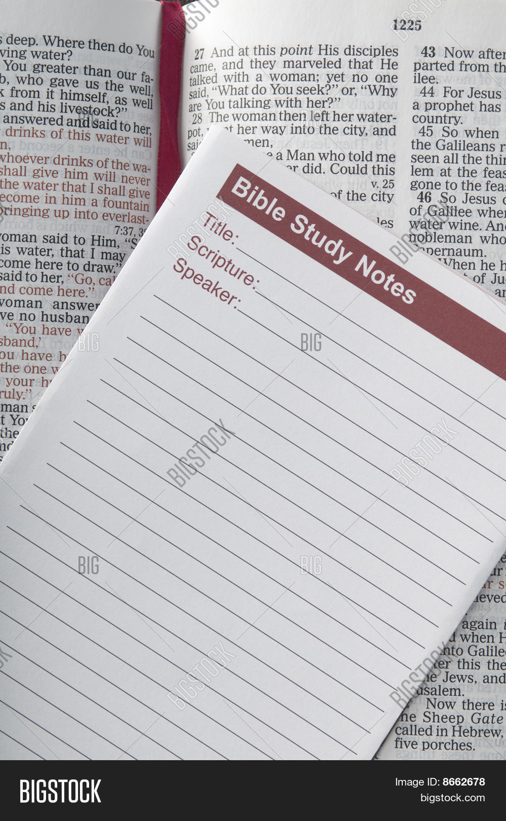 Bible Study Pamphlet Image & Photo (Free Trial) | Bigstock