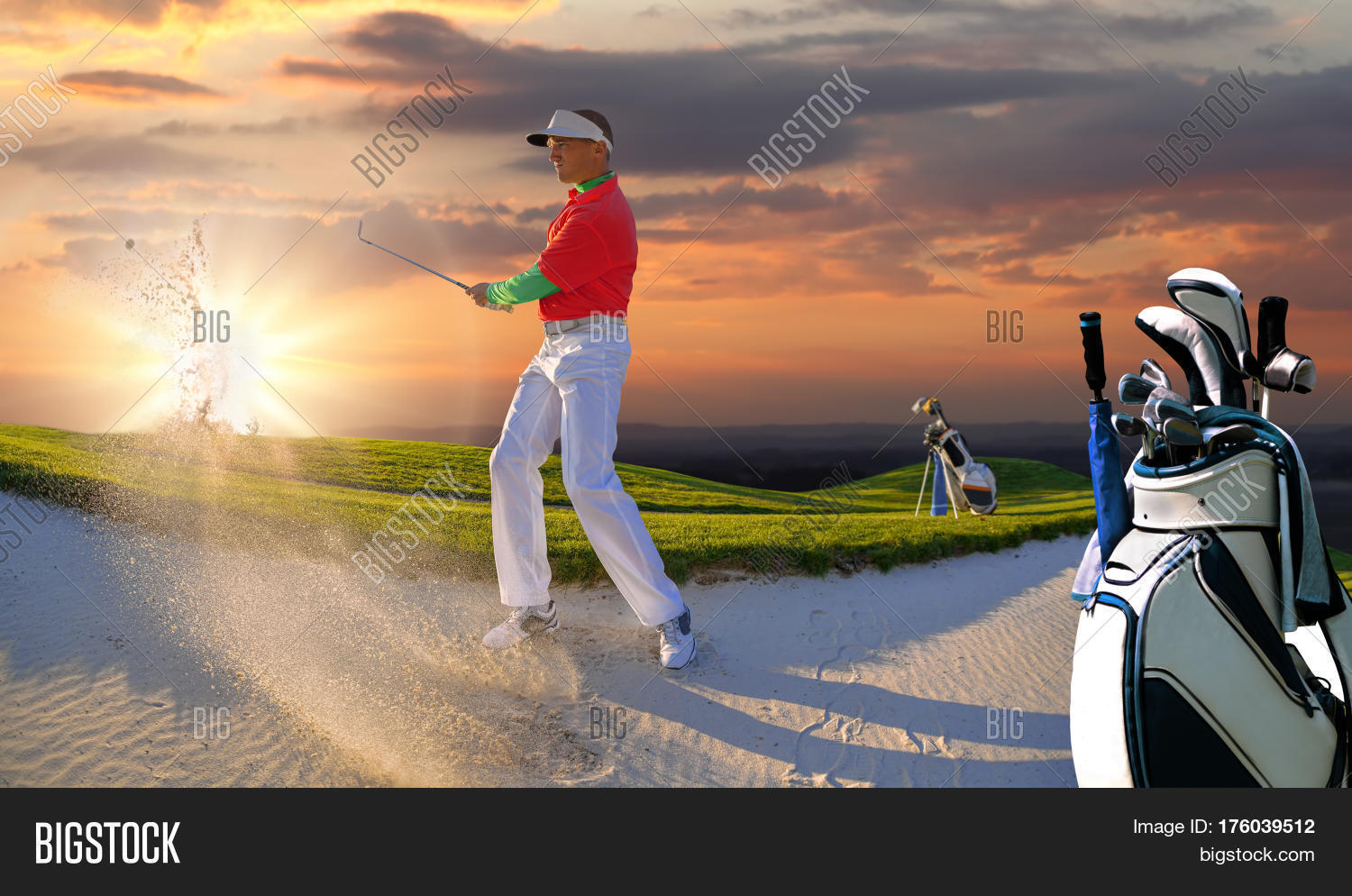 Man Playing Golf Image & Photo (Free Trial) | Bigstock