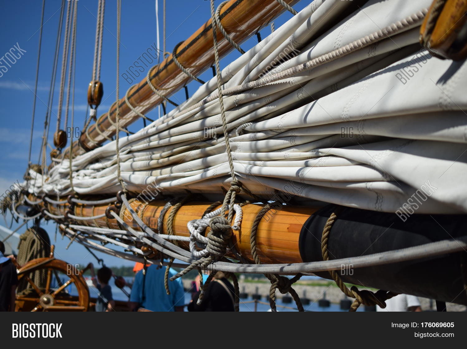Sail, Boom Ropes Tall Image & Photo (Free Trial) | Bigstock
