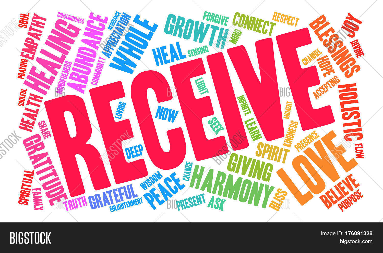 Receive Word Cloud Vector & Photo (Free Trial) | Bigstock