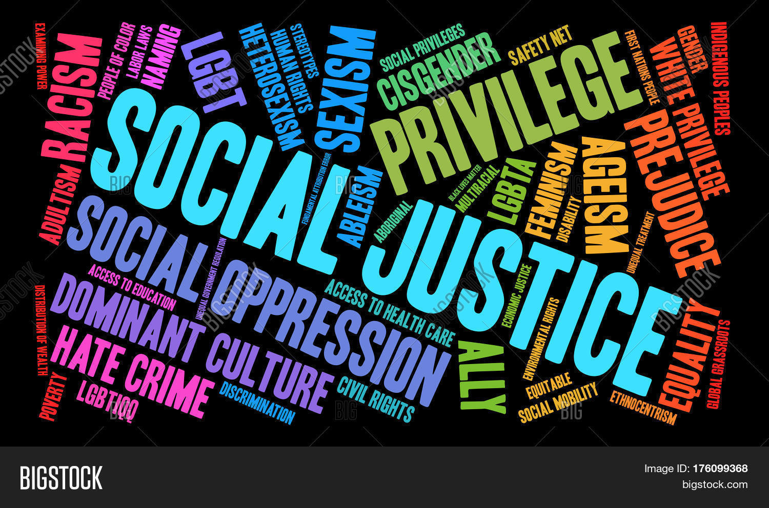 Social Justice Word Vector & Photo (Free Trial) | Bigstock
