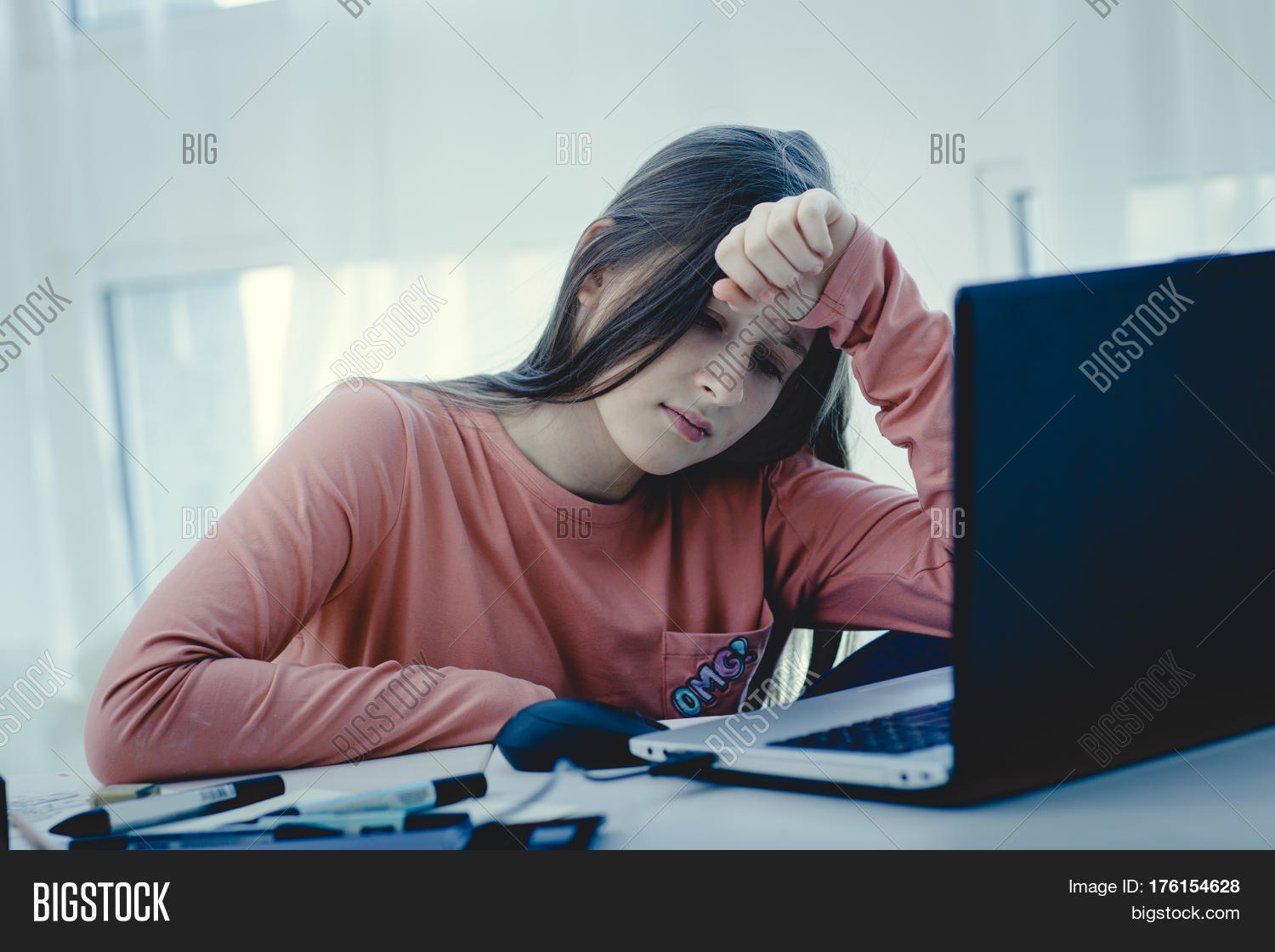 Sad Scared Female Image & Photo (Free Trial) | Bigstock