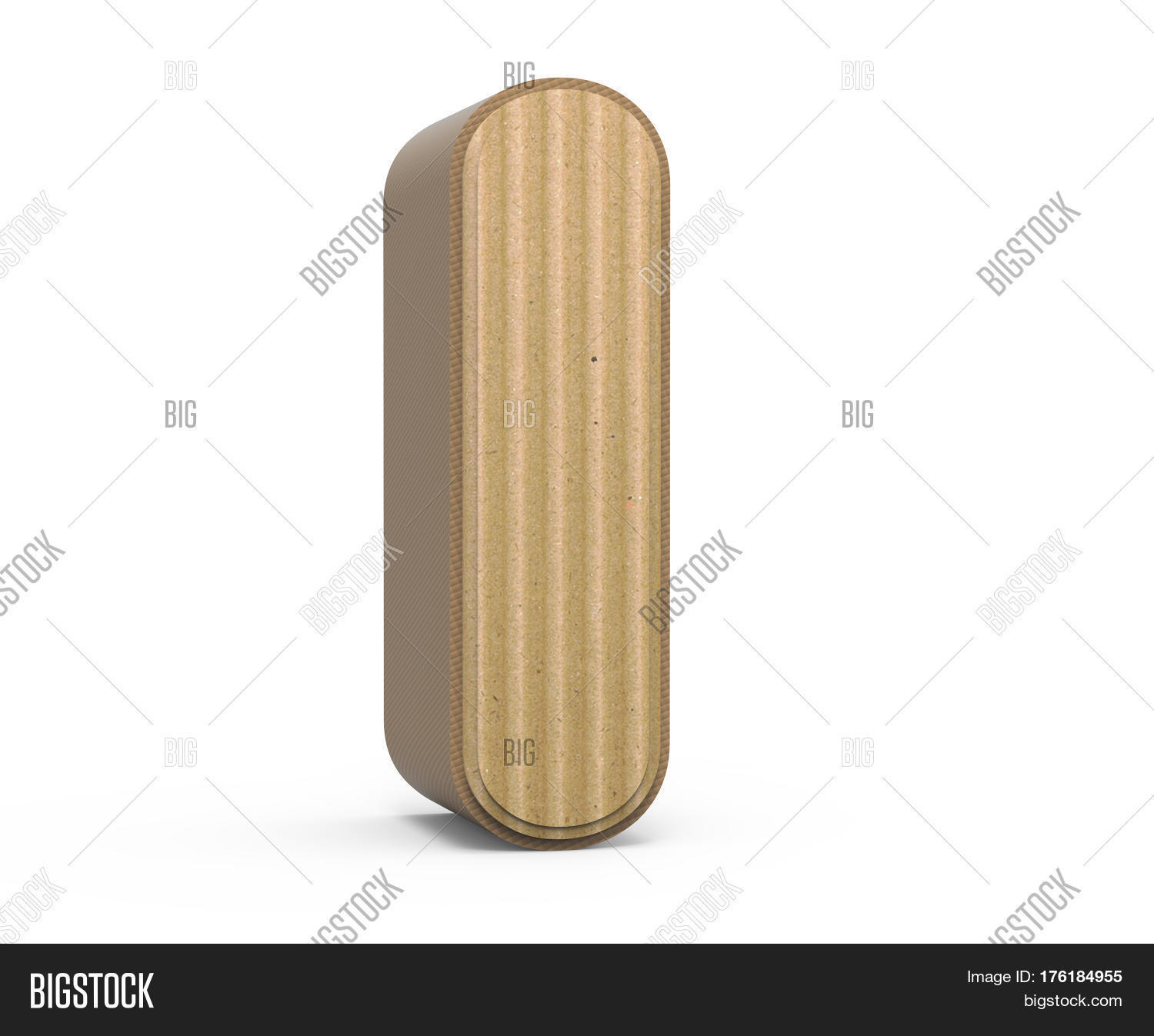 Corrugated Letter Image & Photo (Free Trial) | Bigstock