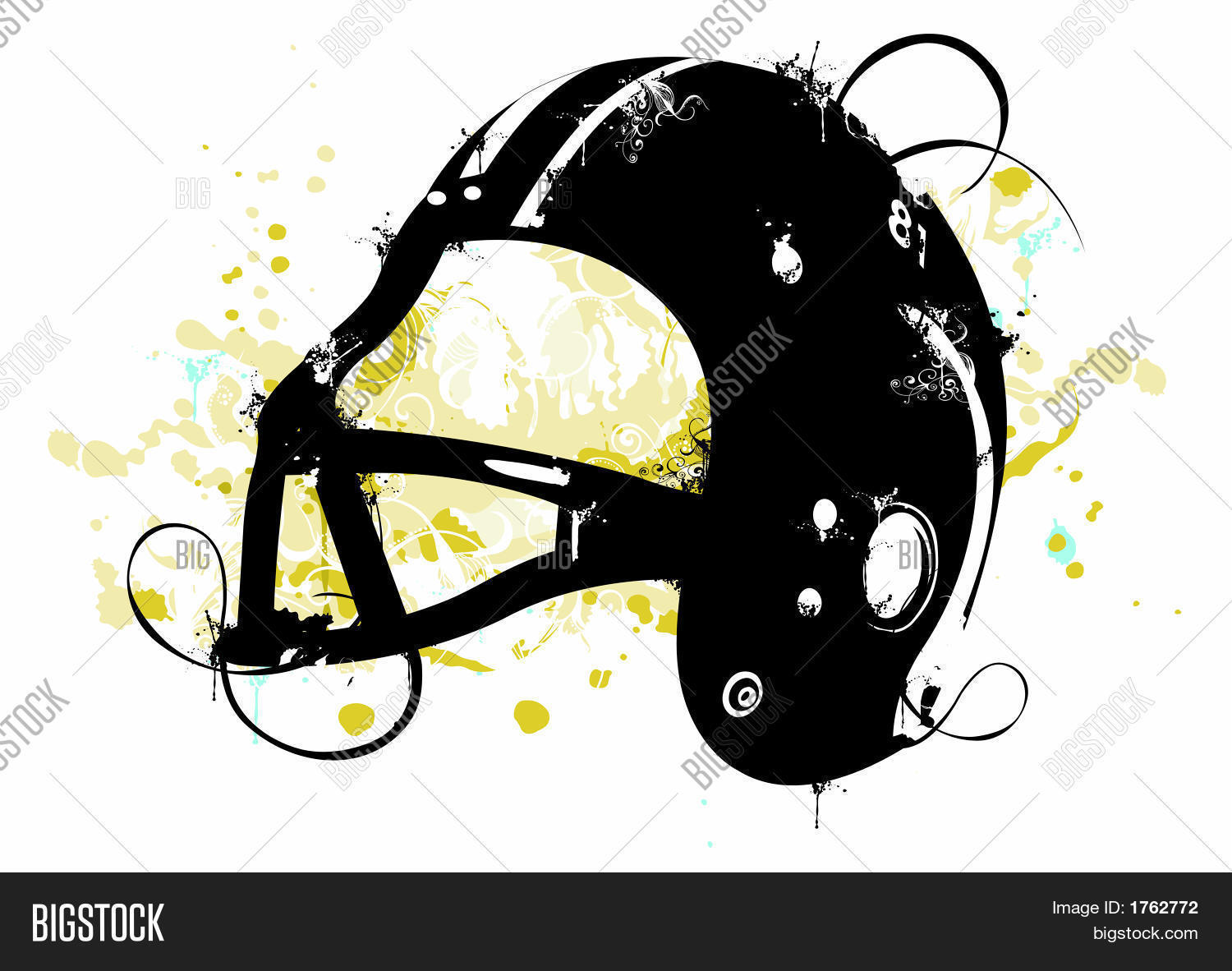 Football'S Helmet Vector & Photo (Free Trial) | Bigstock