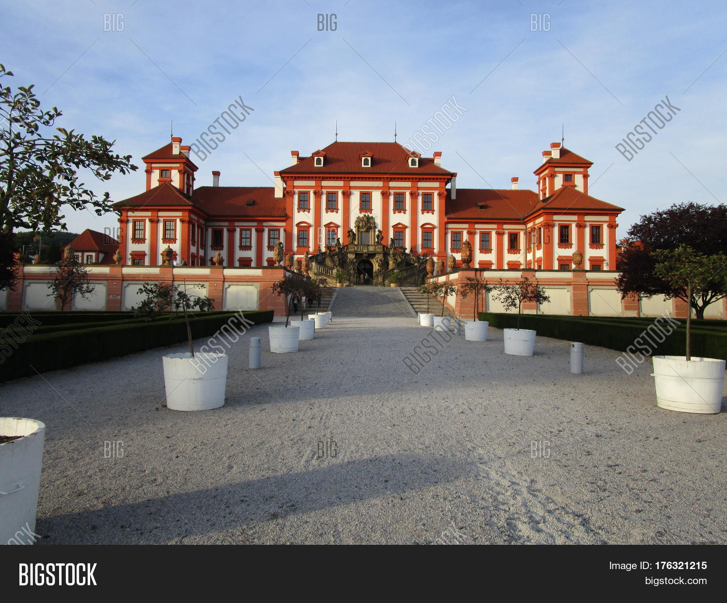 Baroque Troja Castle Image & Photo (Free Trial) | Bigstock