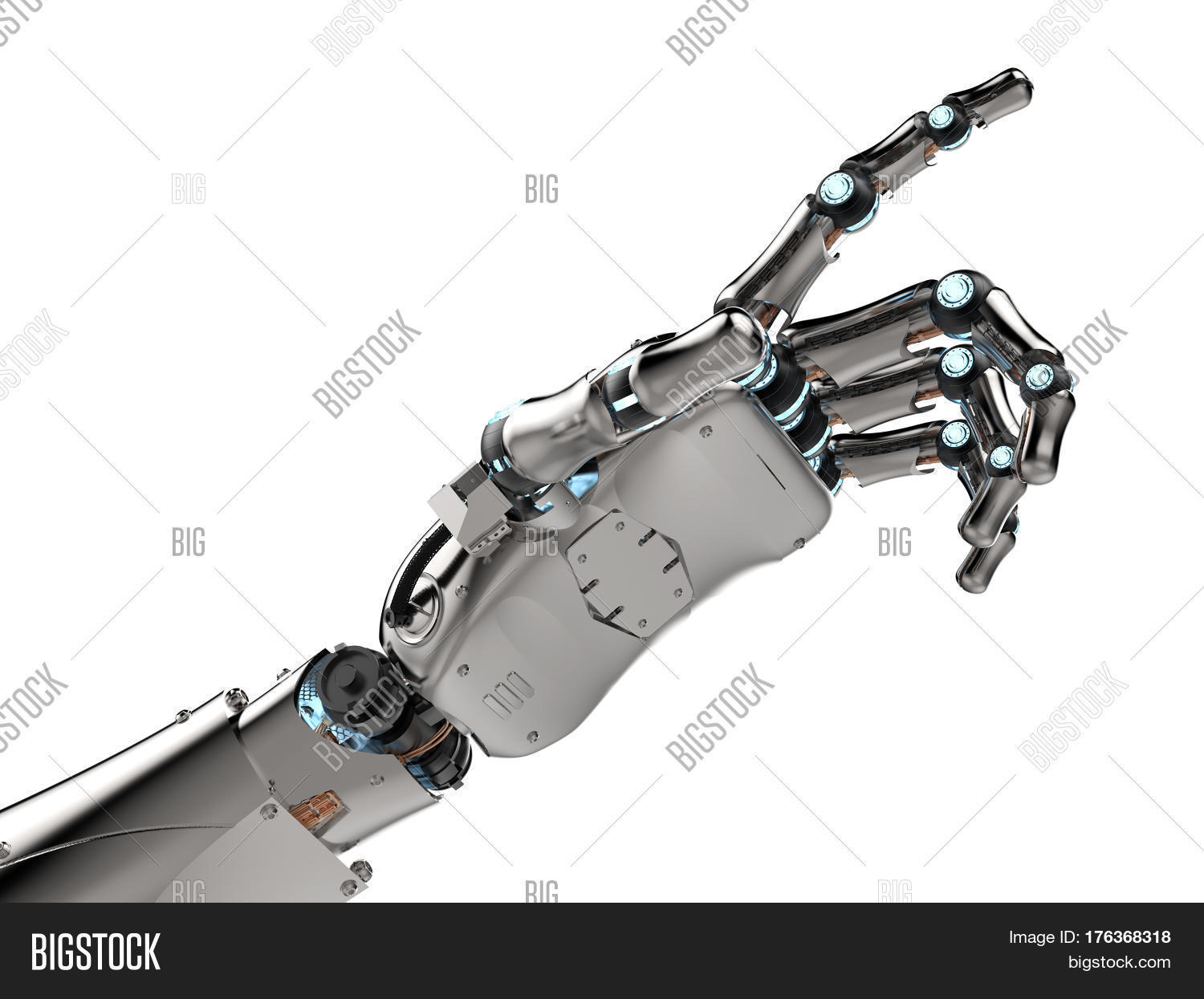 Robotic Hand Pointing Image & Photo (Free Trial) | Bigstock