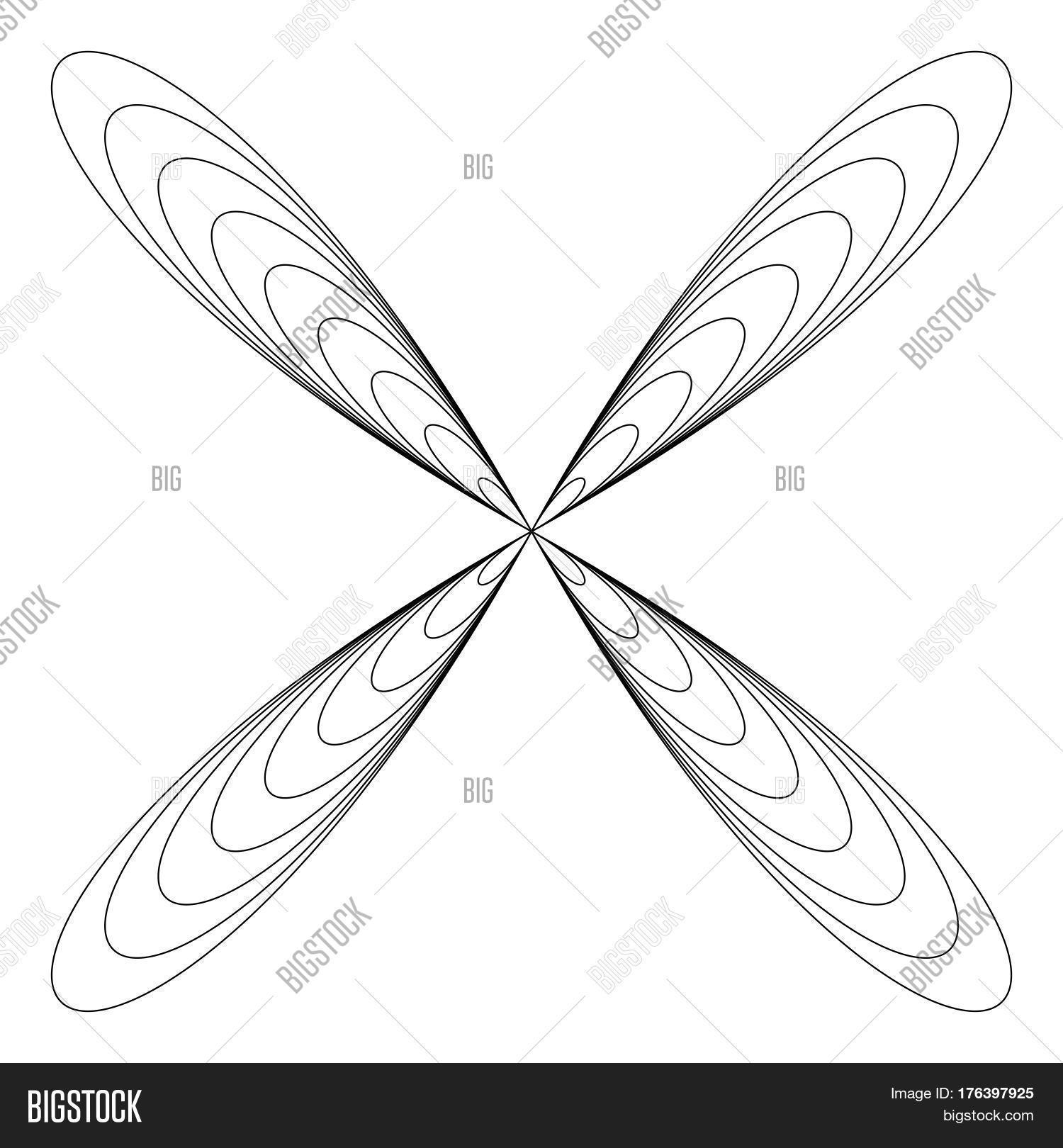 Radial Geometric Vector & Photo (Free Trial) | Bigstock
