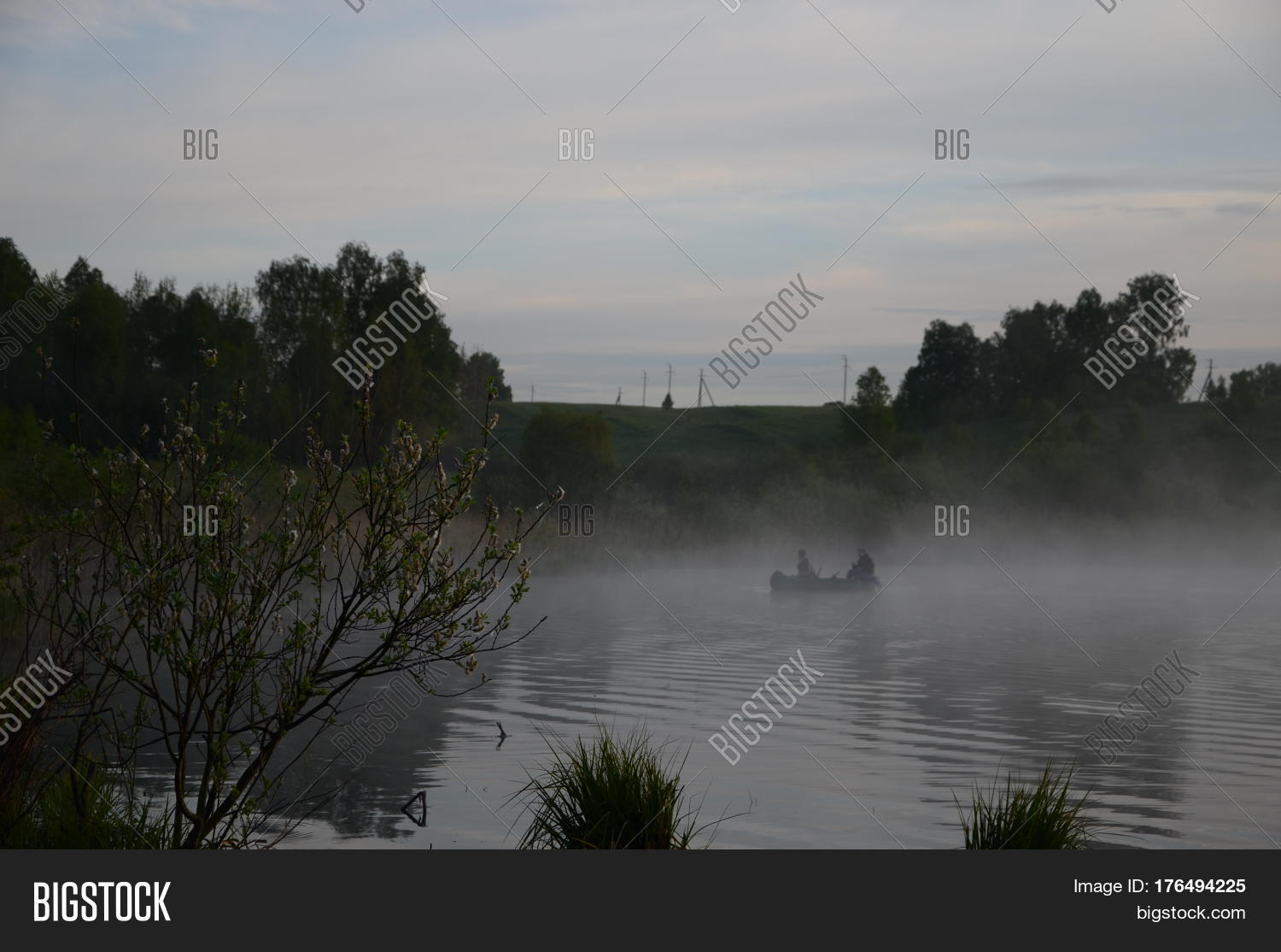 Fog Over Water . Image & Photo (Free Trial) | Bigstock