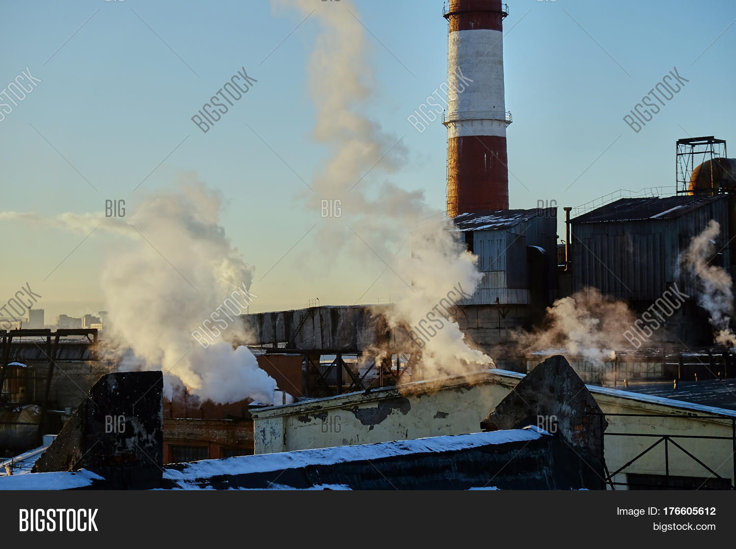Thick Smoke Belching Image & Photo (Free Trial) | Bigstock
