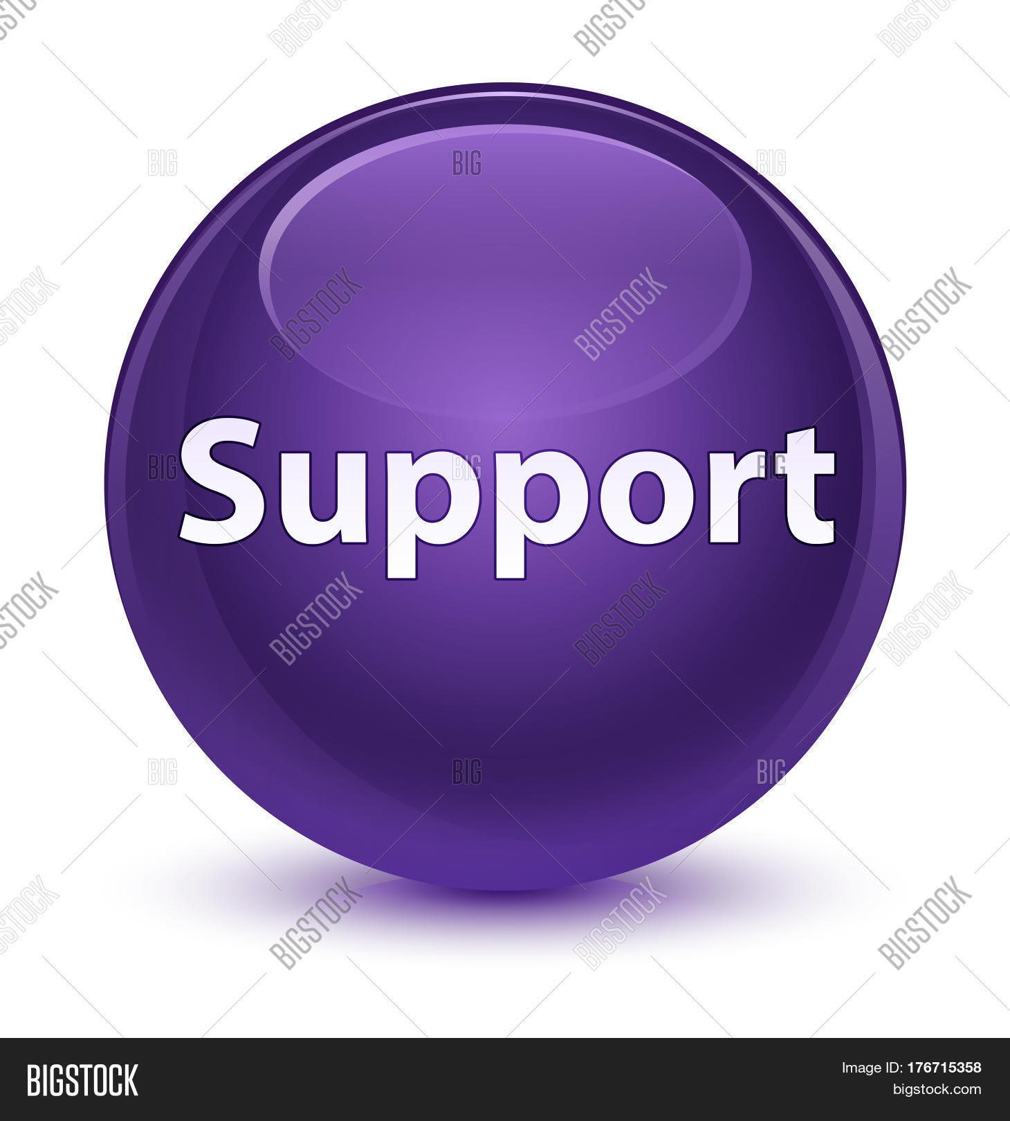 Support Glassy Purple Image & Photo (Free Trial) | Bigstock