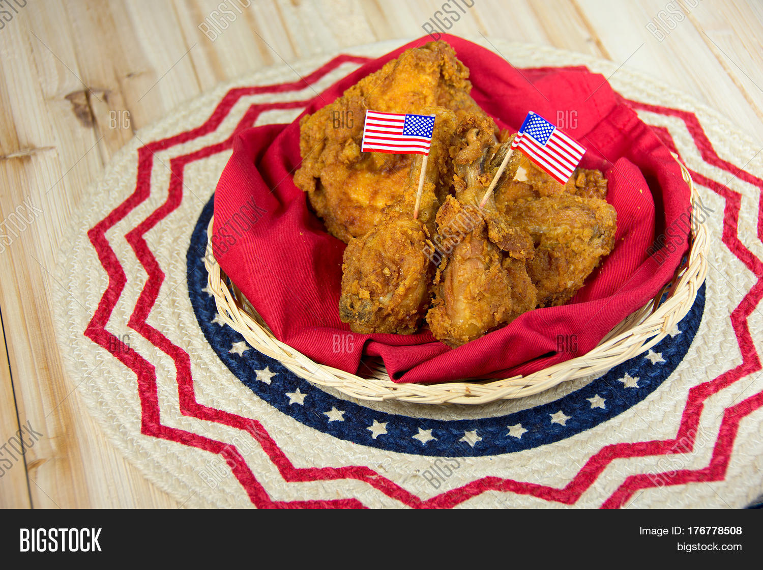 American Flags On Image & Photo (Free Trial) | Bigstock