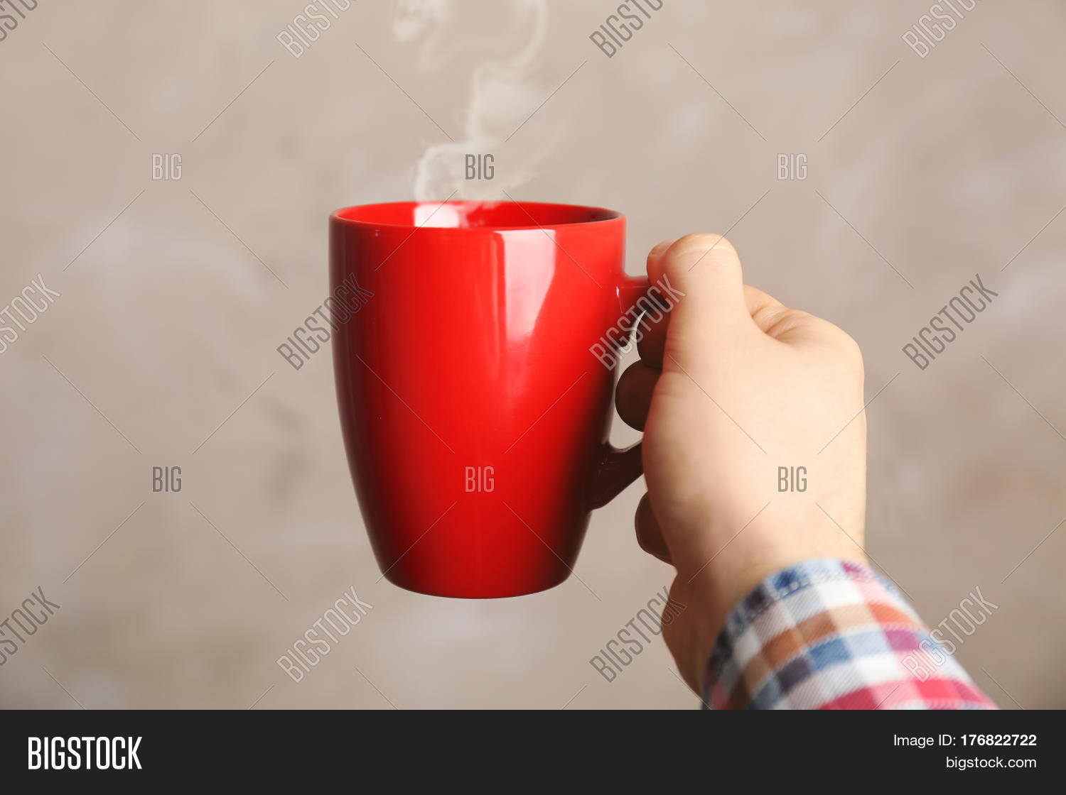 Male Hand Holding Red Image & Photo (Free Trial) | Bigstock