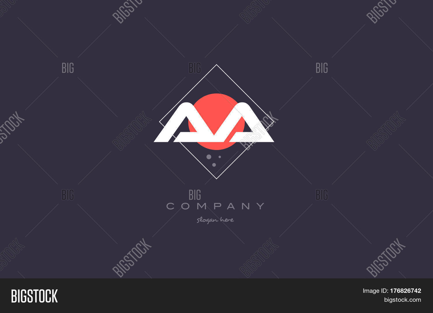 Aa Vintage Retro Pink Vector & Photo (Free Trial) | Bigstock