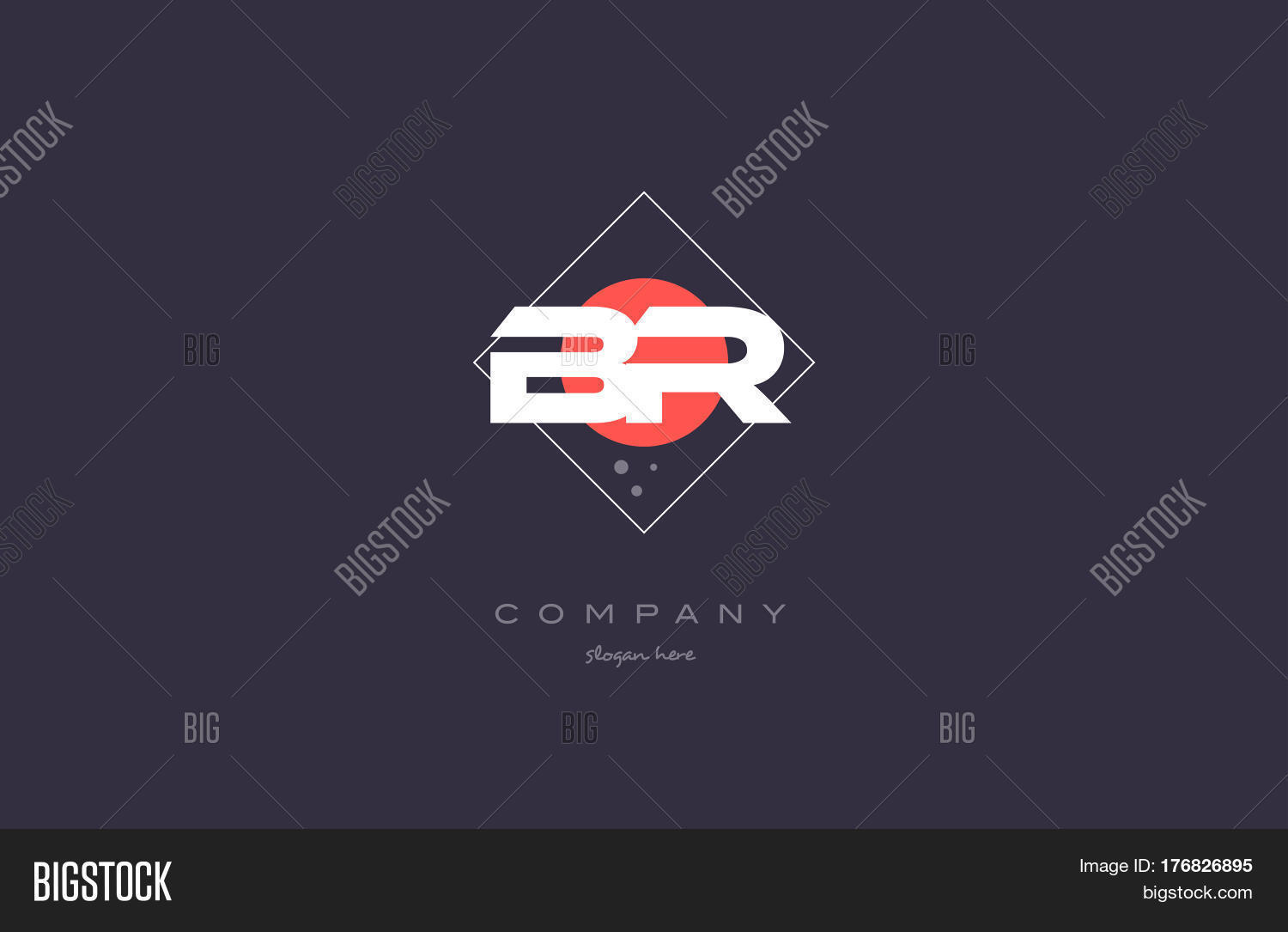 Br B R Vintage Retro Vector & Photo (Free Trial) | Bigstock