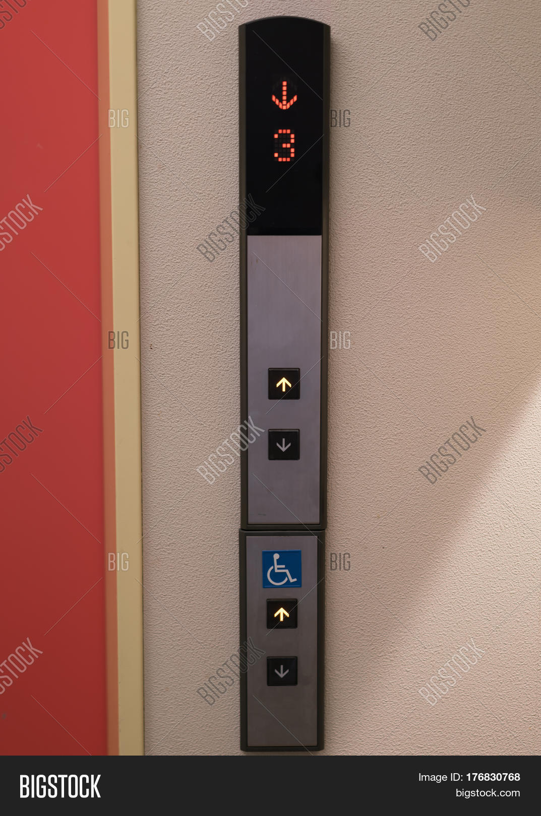 Button Elevator Hotel Image & Photo (Free Trial) | Bigstock