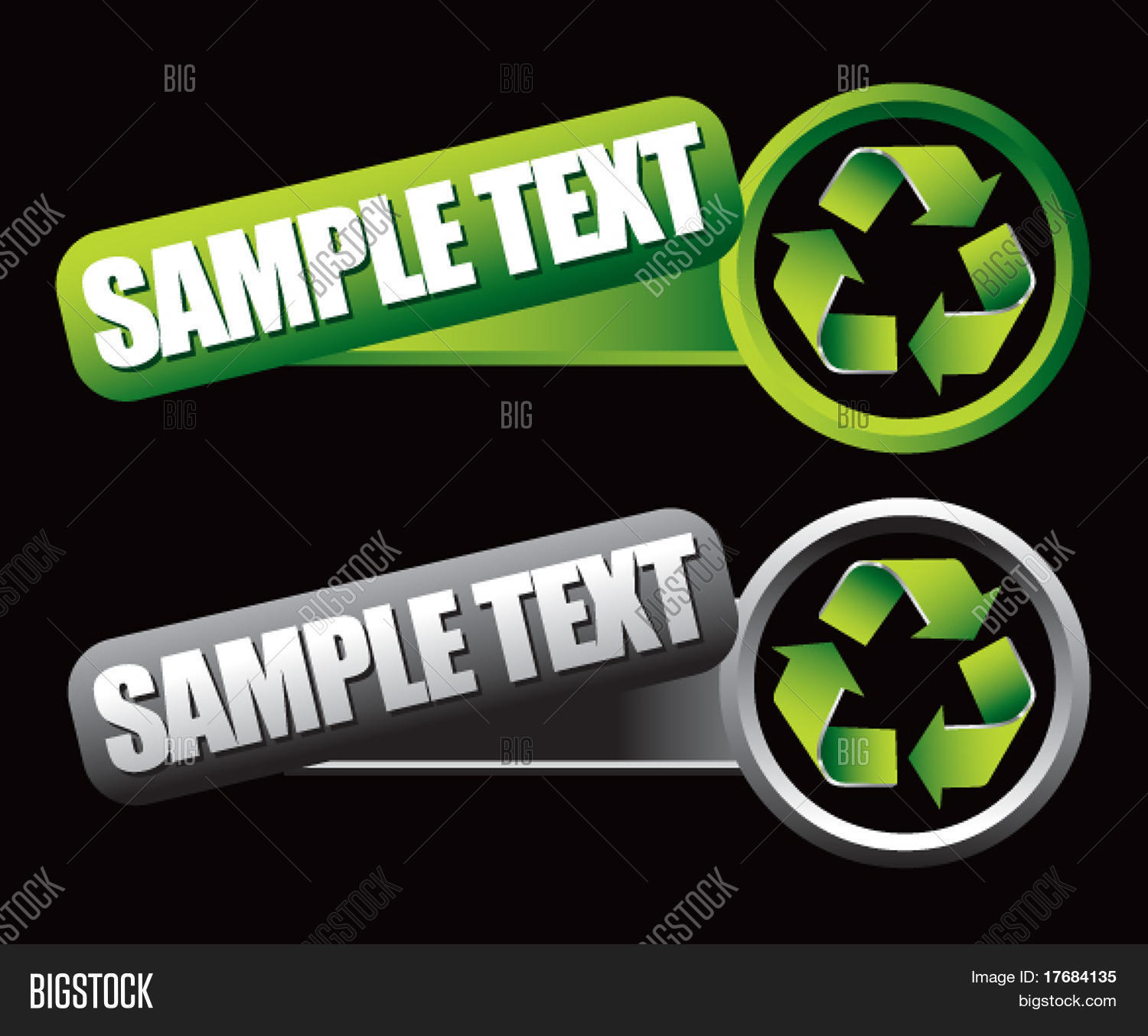 Recycle Symbol On Vector & Photo (Free Trial) | Bigstock