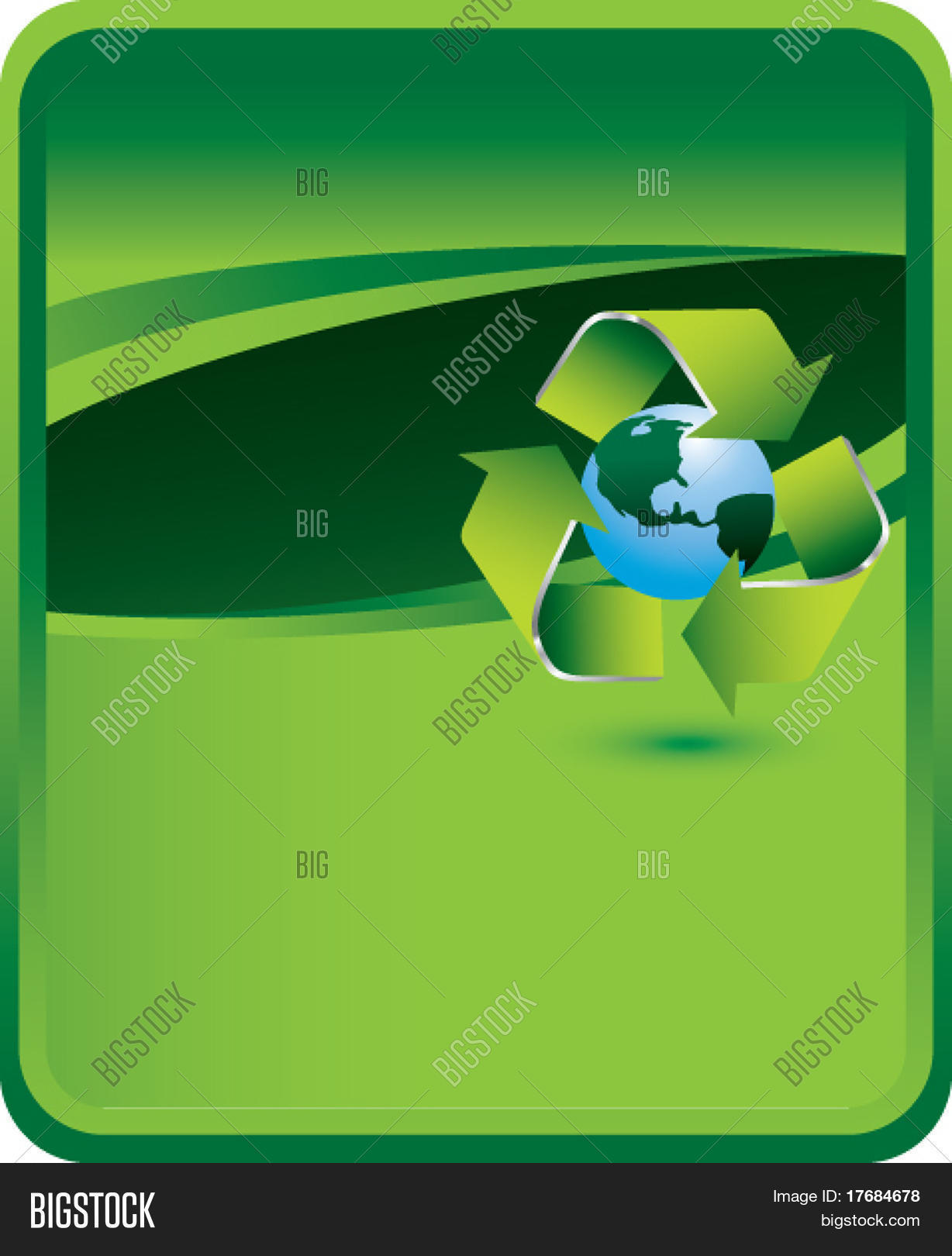 Recycle Symbol Around Vector & Photo (Free Trial) | Bigstock