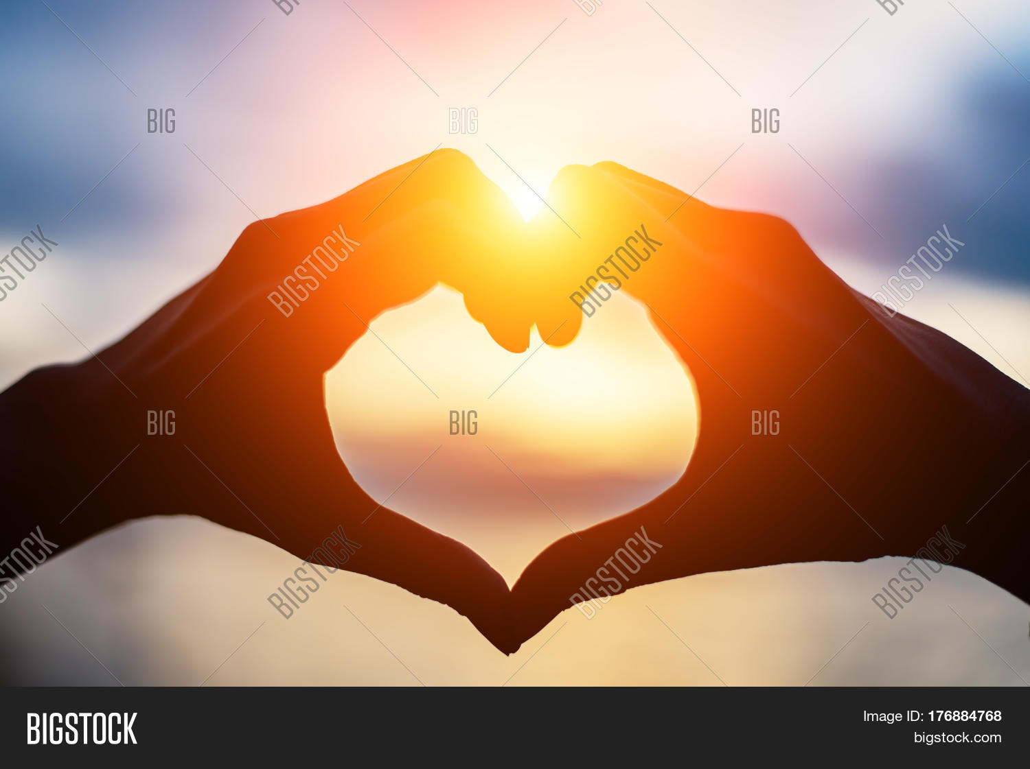 Couple Doing Heart Image & Photo (Free Trial) | Bigstock