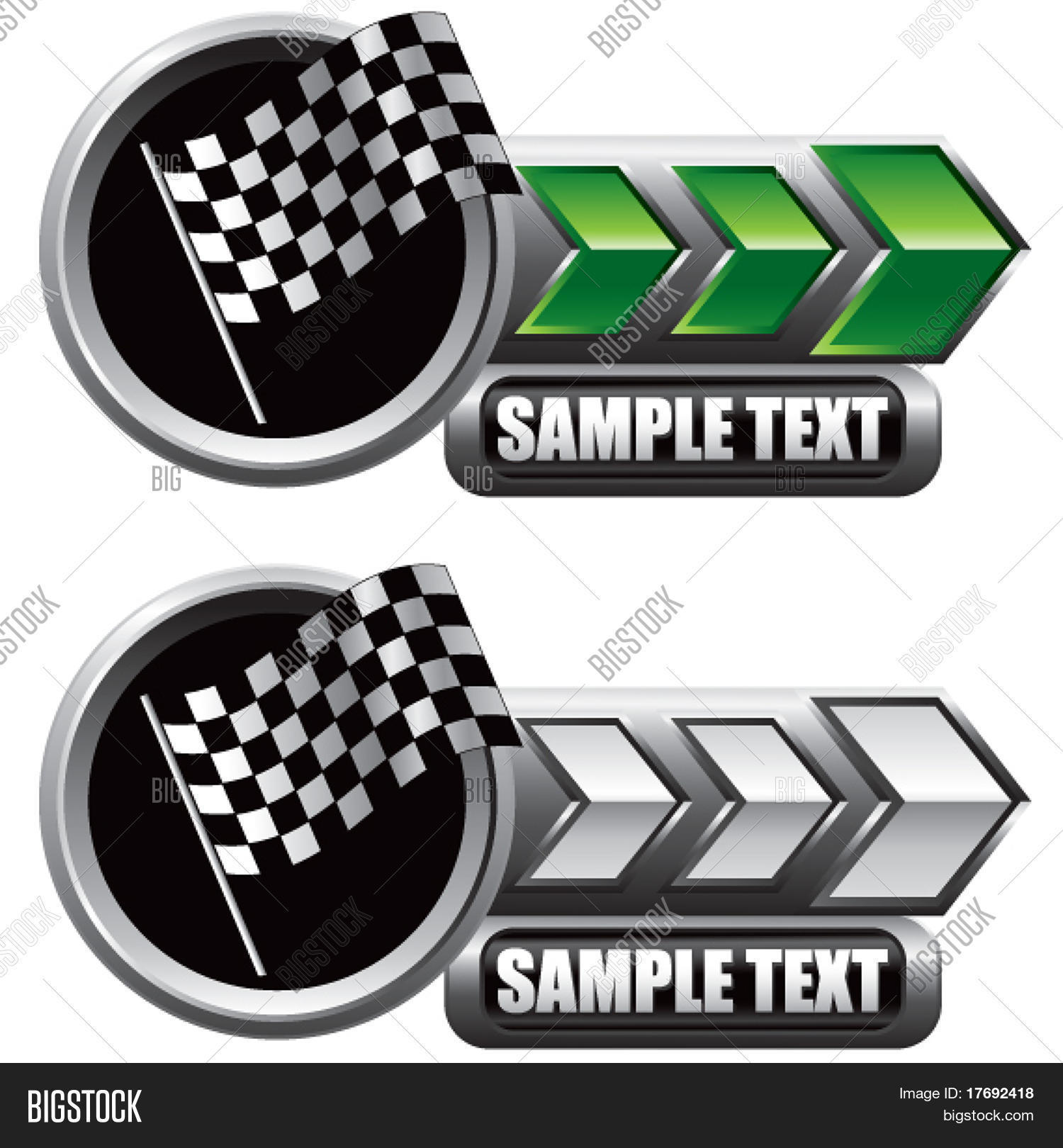 Racing Checkered Flag Vector & Photo (Free Trial) | Bigstock