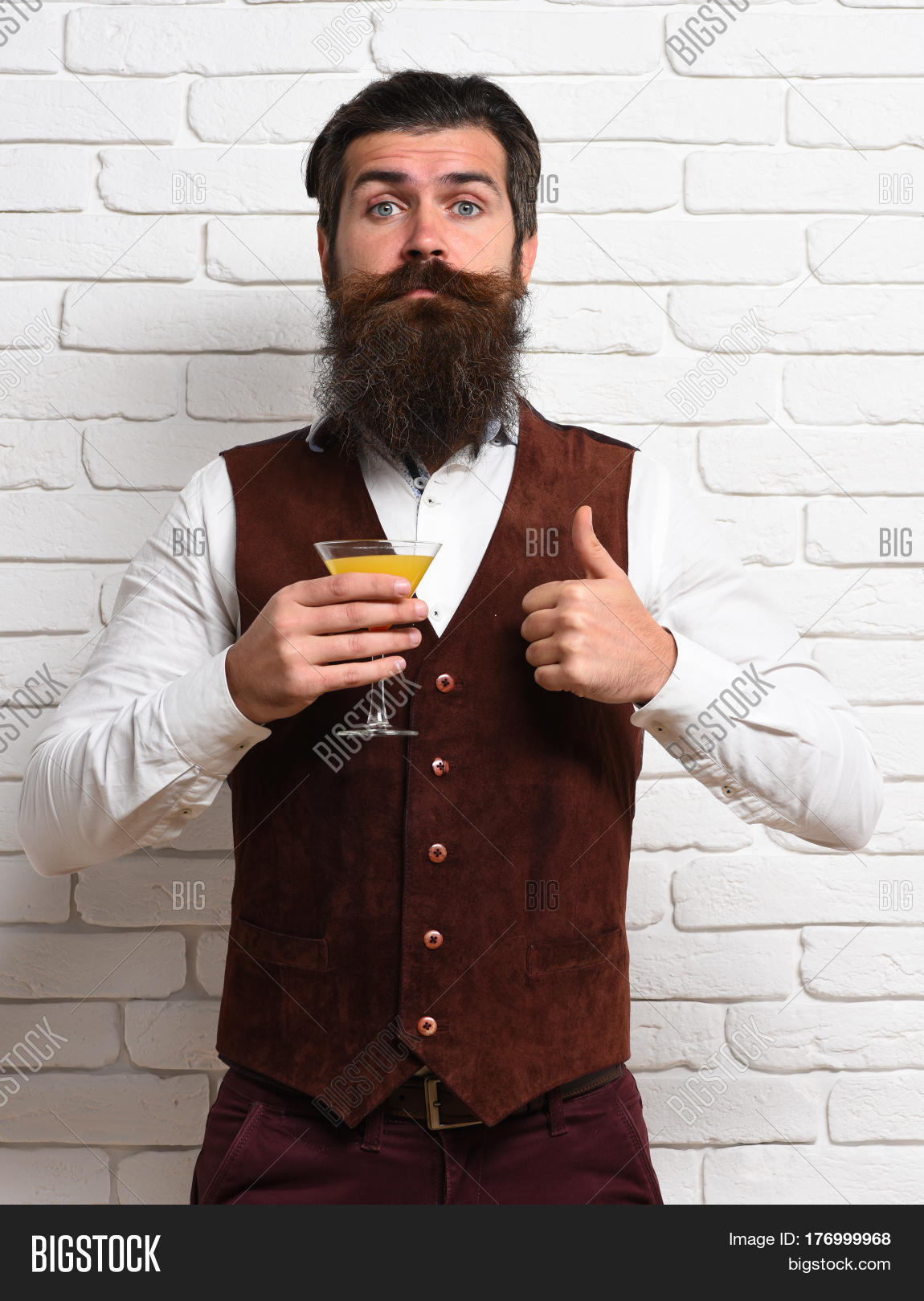 Funny Handsome Bearded Image & Photo (Free Trial) | Bigstock