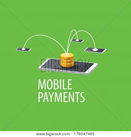Mobile Payment Logo Vector & Photo (Free Trial) | Bigstock