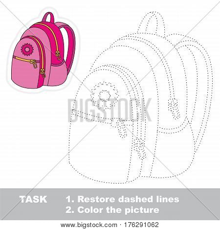 Pink Backpack Vector Vector & Photo (Free Trial) | Bigstock