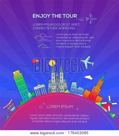 Enjoy Tour - Vector Vector & Photo (Free Trial) | Bigstock