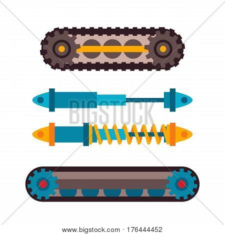 Machine Parts Vector & Photo (Free Trial) | Bigstock