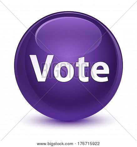 Vote Glassy Purple Image & Photo (Free Trial) | Bigstock